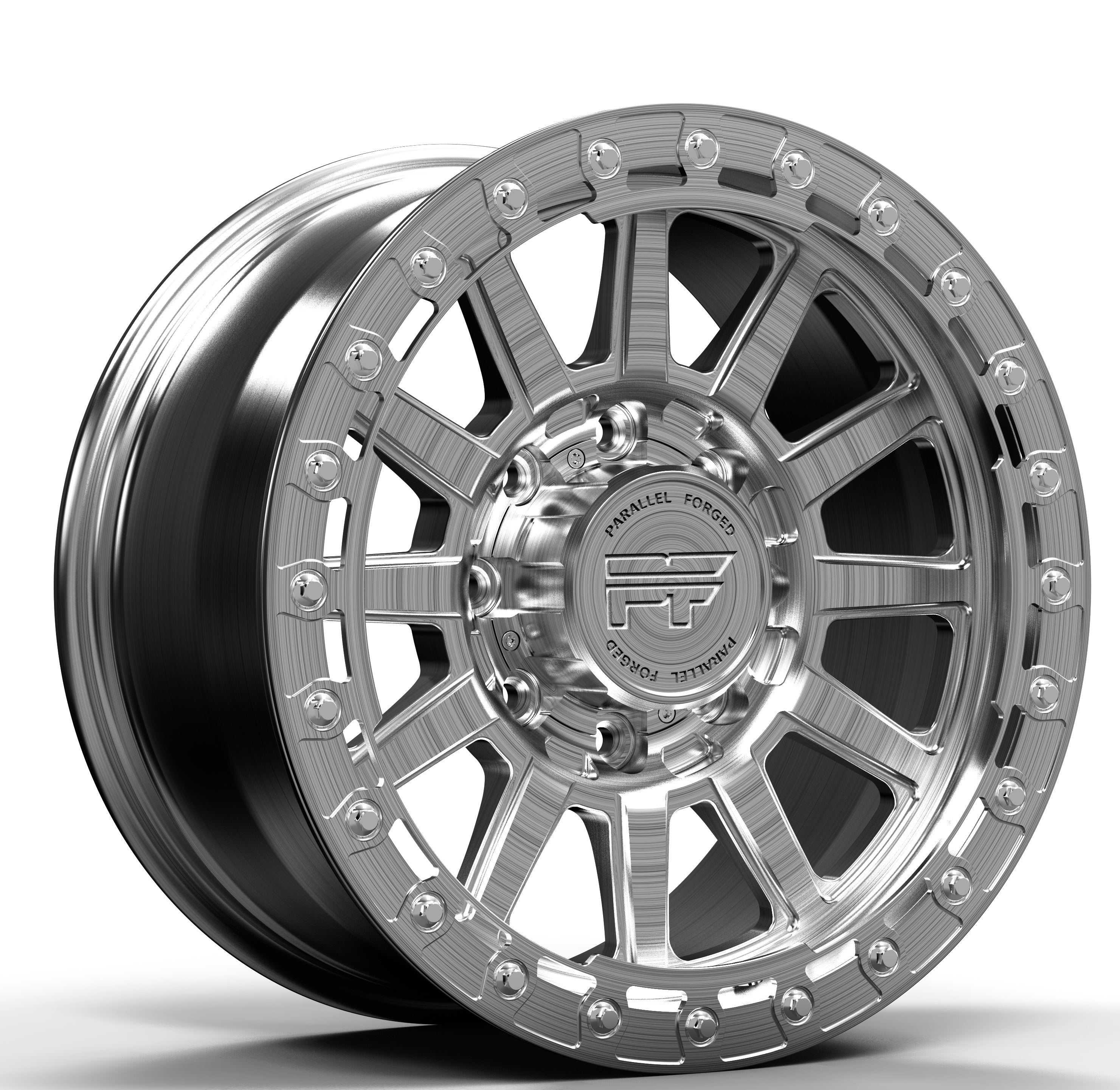 18x9 - 8 lug simulated beadlock – Parallel Forged