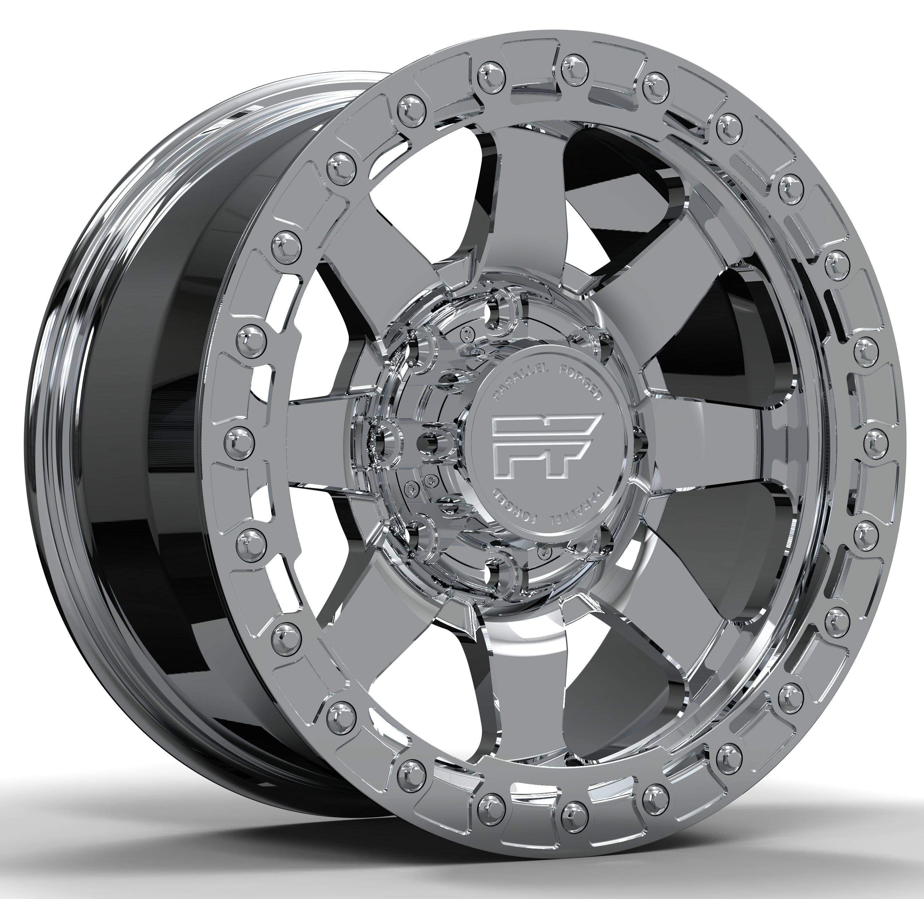17x9 - 8 Lug Simulated Beadlock – Parallel Forged