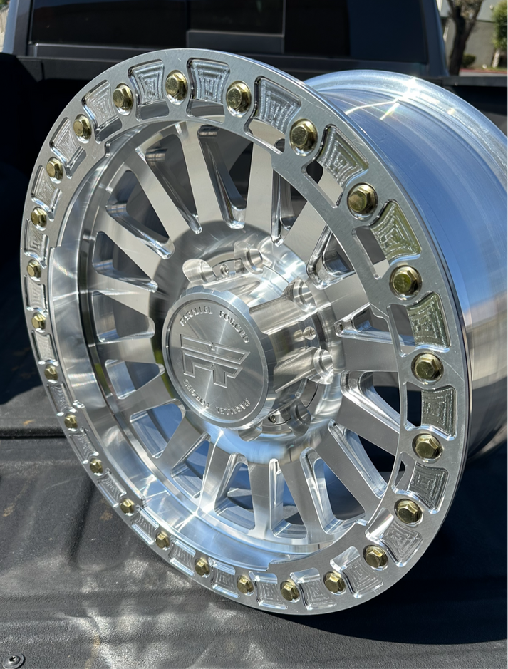 P40 Simulated Beadlock Raw 8 lug 17" – Parallel Forged