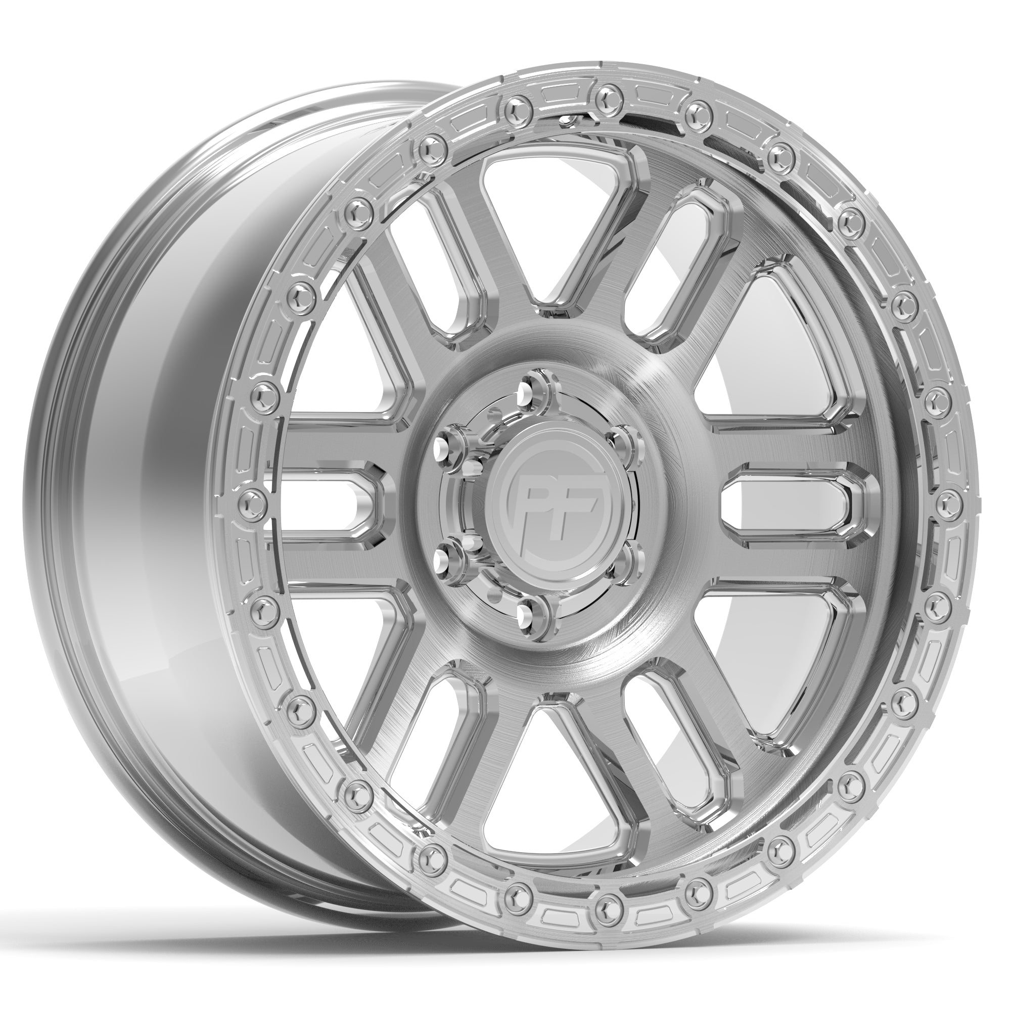 P30 Simulated Beadlock Raw 5/6 Lug 20x9 – Parallel Forged