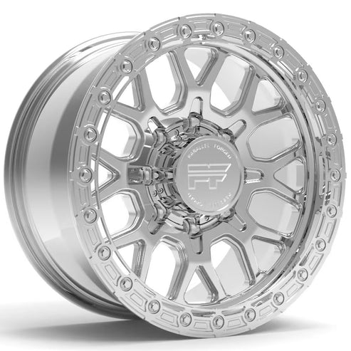 P20 Simulated Beadlock Polished 8 lug 17" – Parallel Forged
